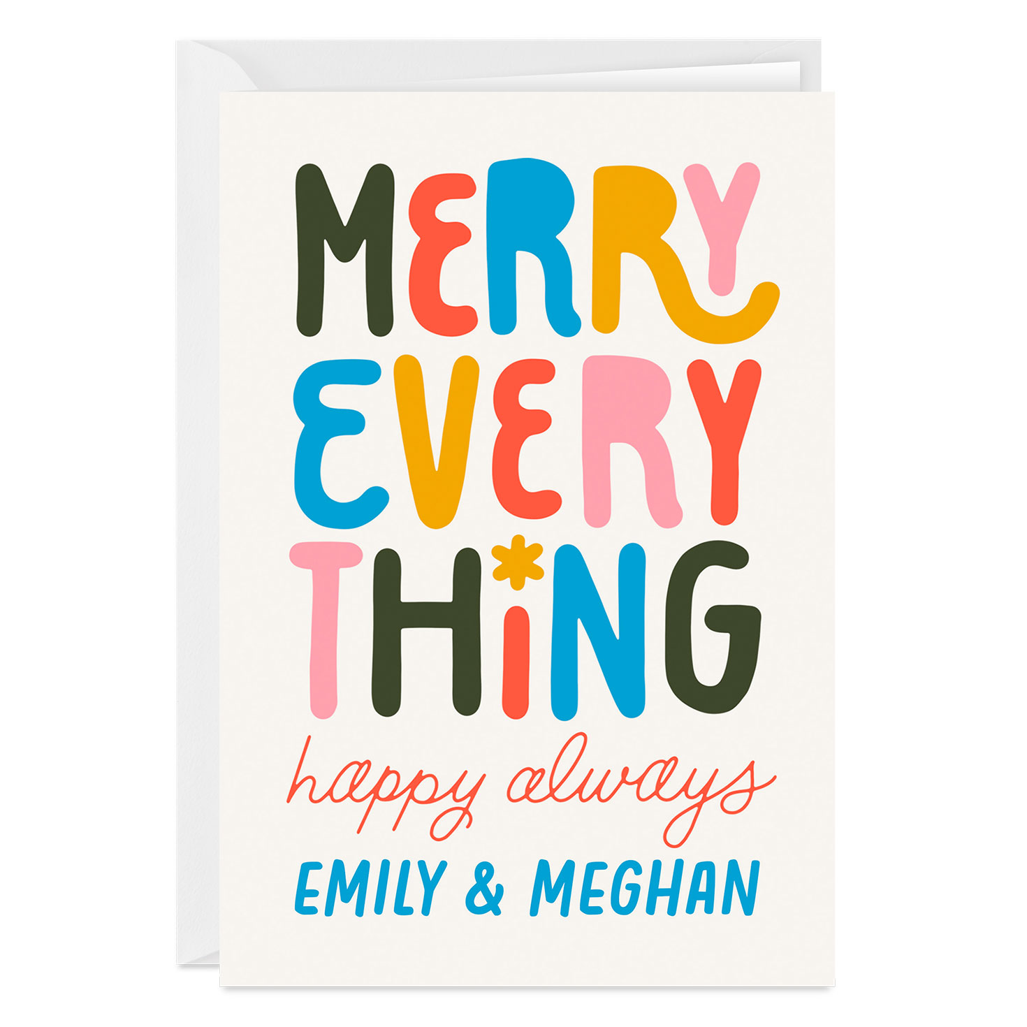 Personalized Merry Everything Holiday Card - Greeting Cards | Hallmark
