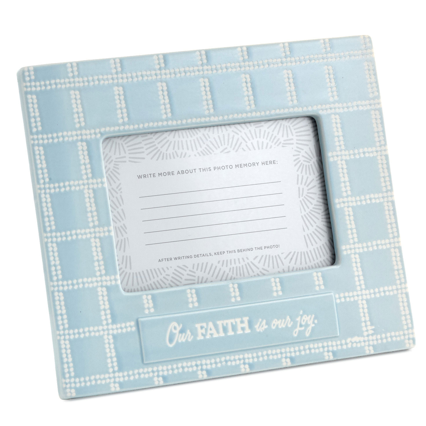Our Faith Is Our Joy Picture Frame, 4x6 - Picture Frames | Hallmark