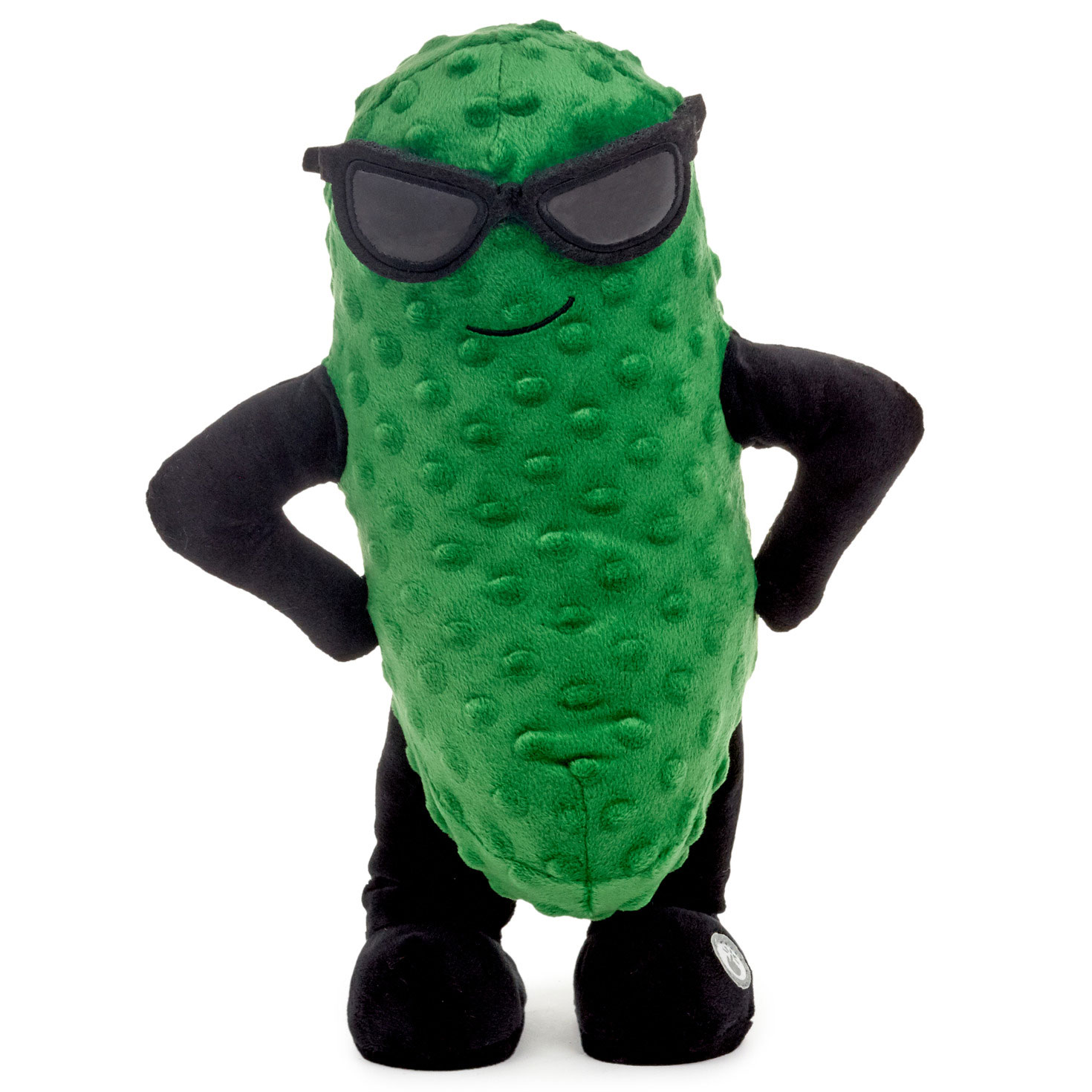 Big Dill Pickle Plush With Sound and Motion, 13" - Interactive Stuffed ...