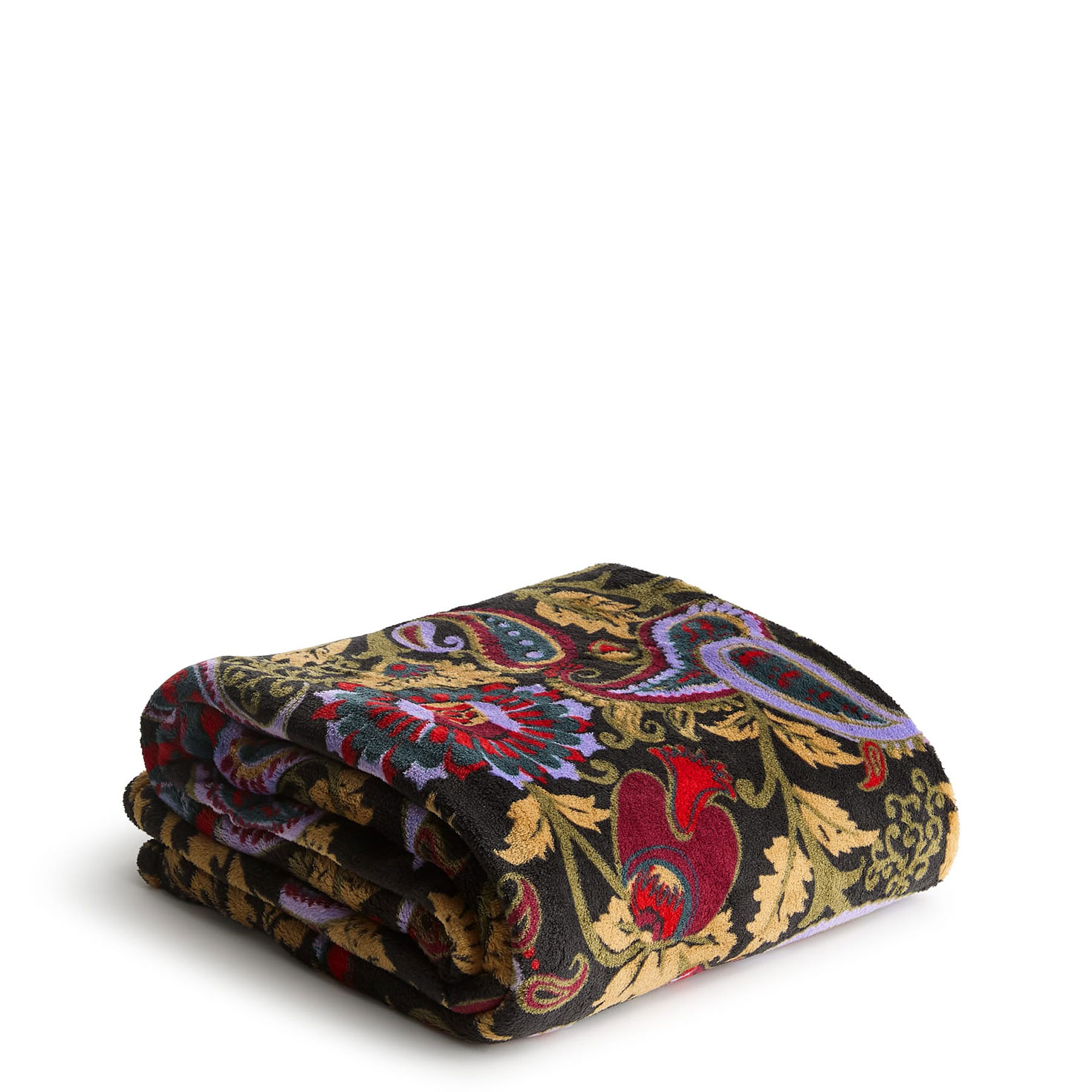 Vera Bradley Throw Blanket in Midnight Garden Paisley - Pillows ...
