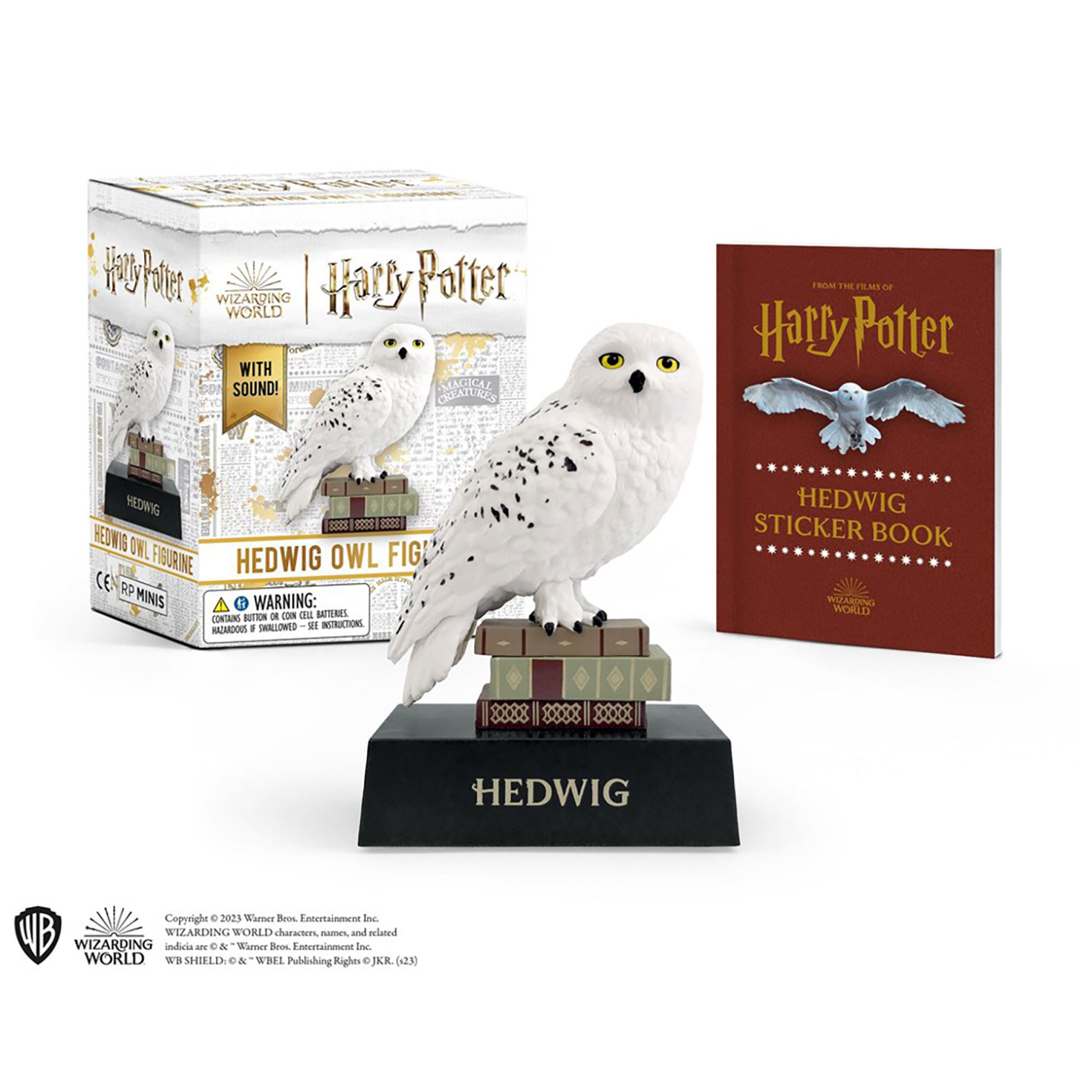 Hachette Harry Potter Mini Hedwig Owl Figurine With Sound - Kids Toys ...