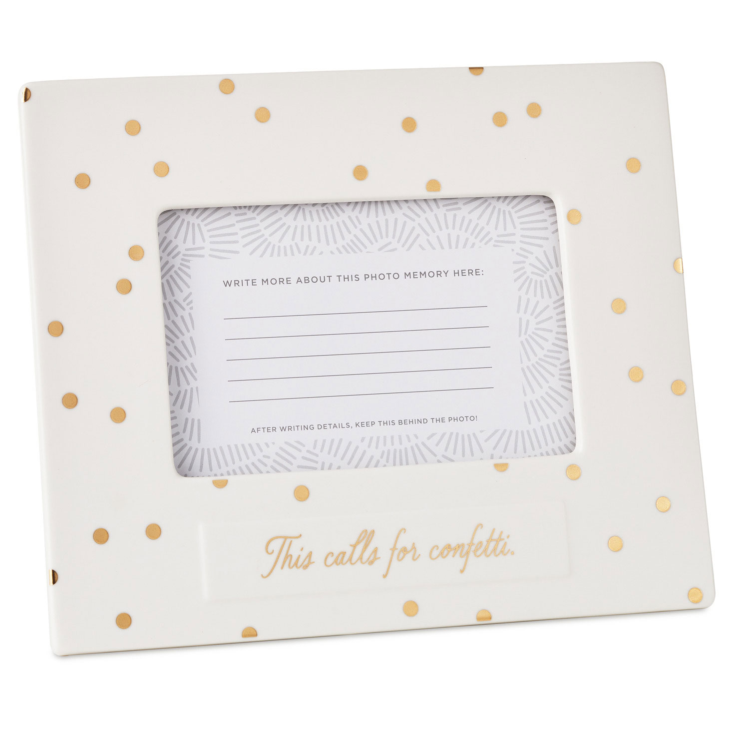 This Calls for Confetti Picture Frame, 4x6 - Picture Frames | Hallmark