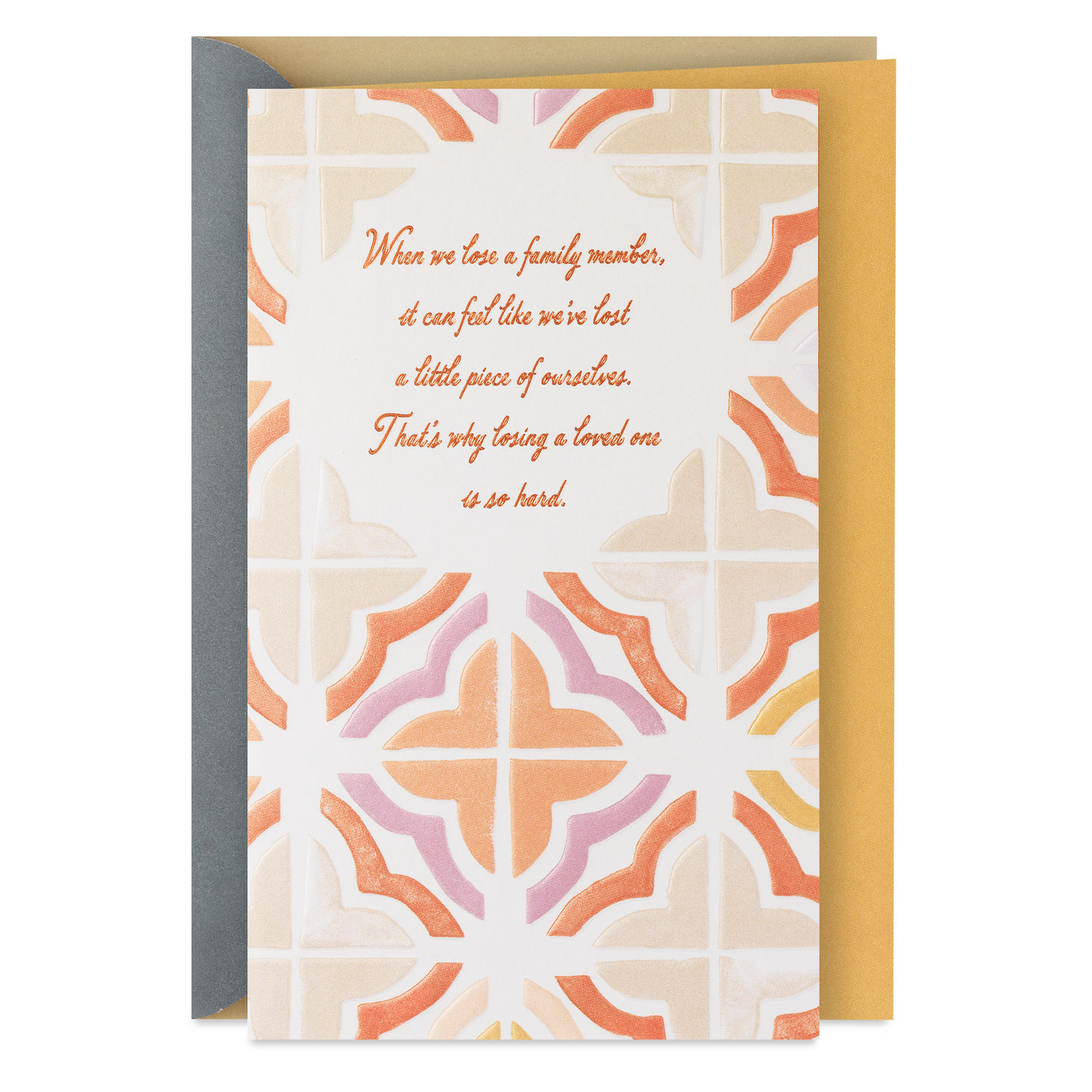 Sympathy Of Family Members S238 Holding You In My Heart Sympathy Card