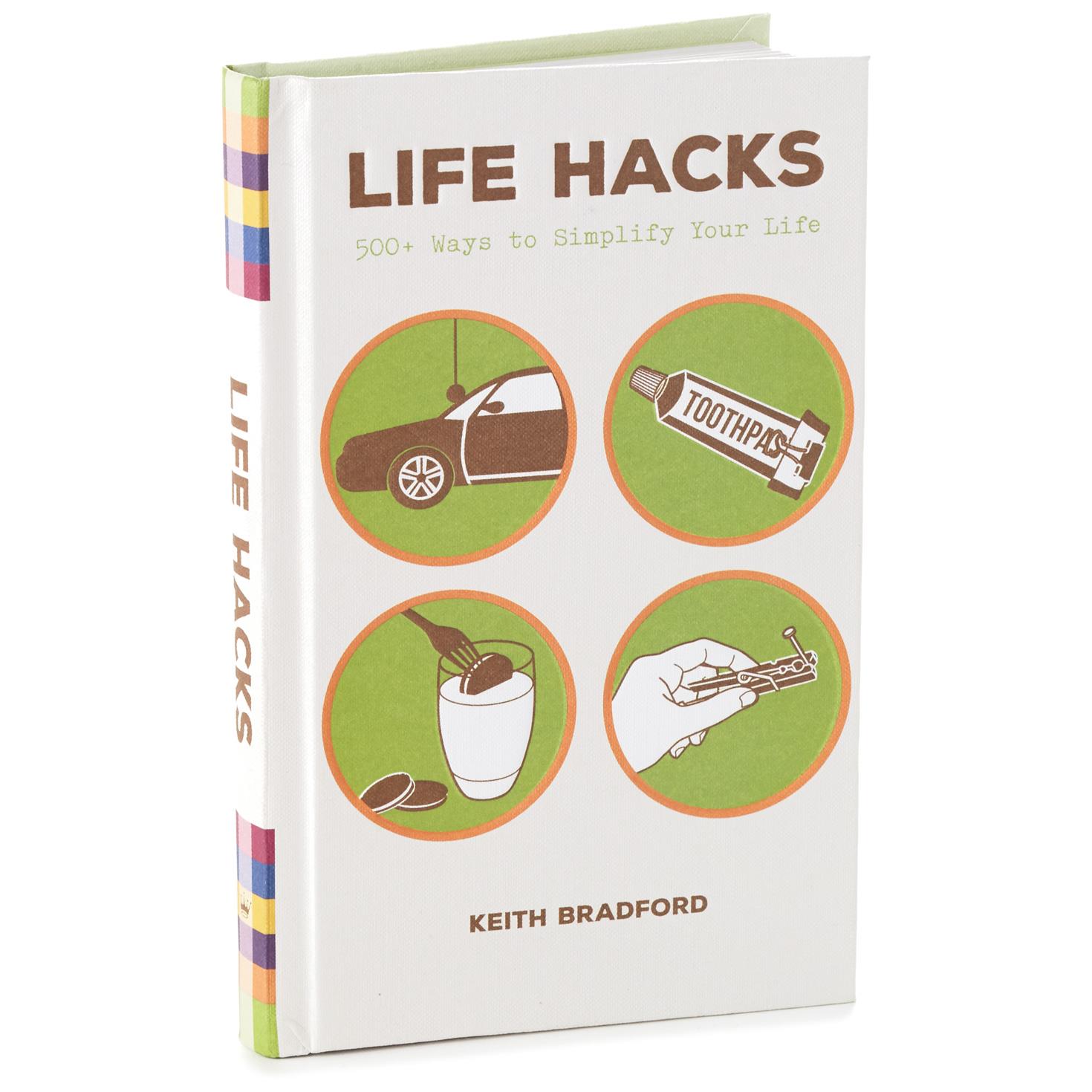 Life Hacks 500+ Ways to Simplify Your Life Book - Gift Books | Hallmark