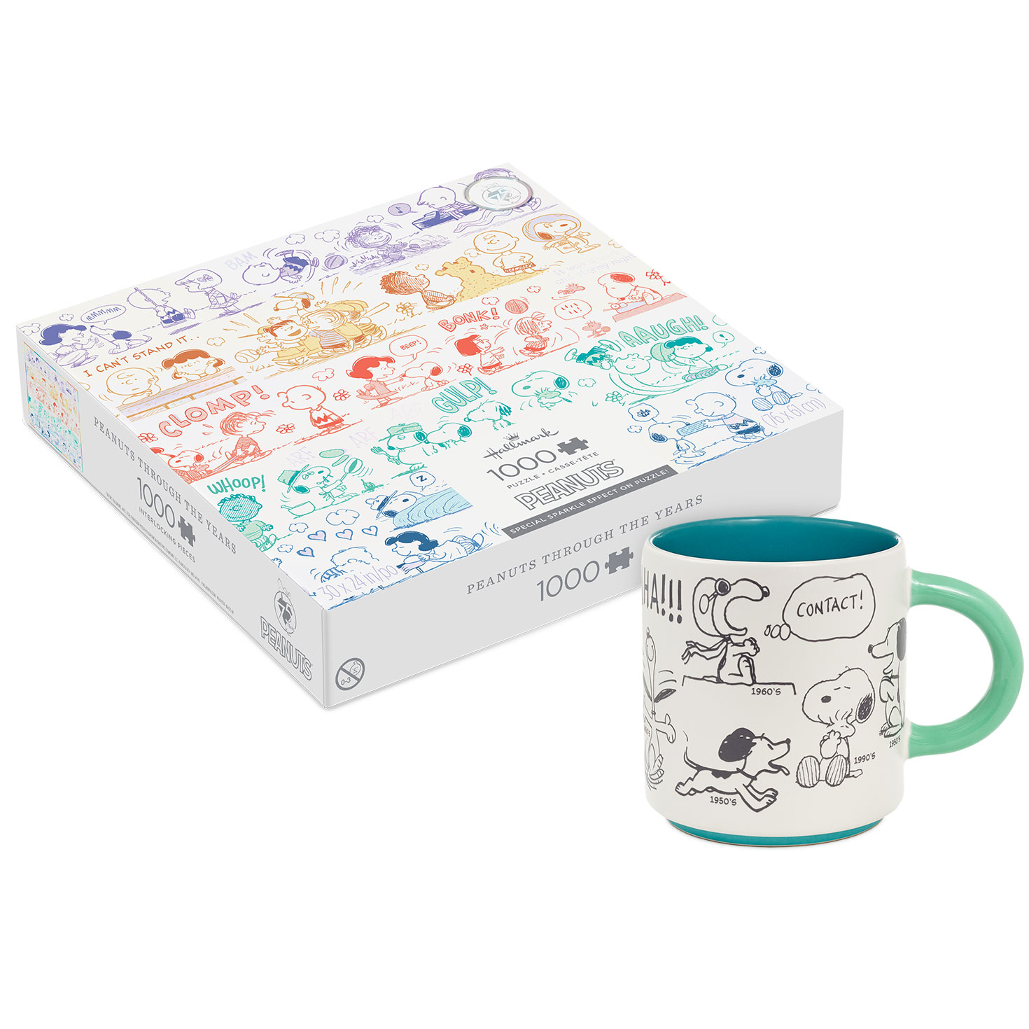 Peanuts® Through the Years 75th Anniversary Gift Set - Mugs | Hallmark