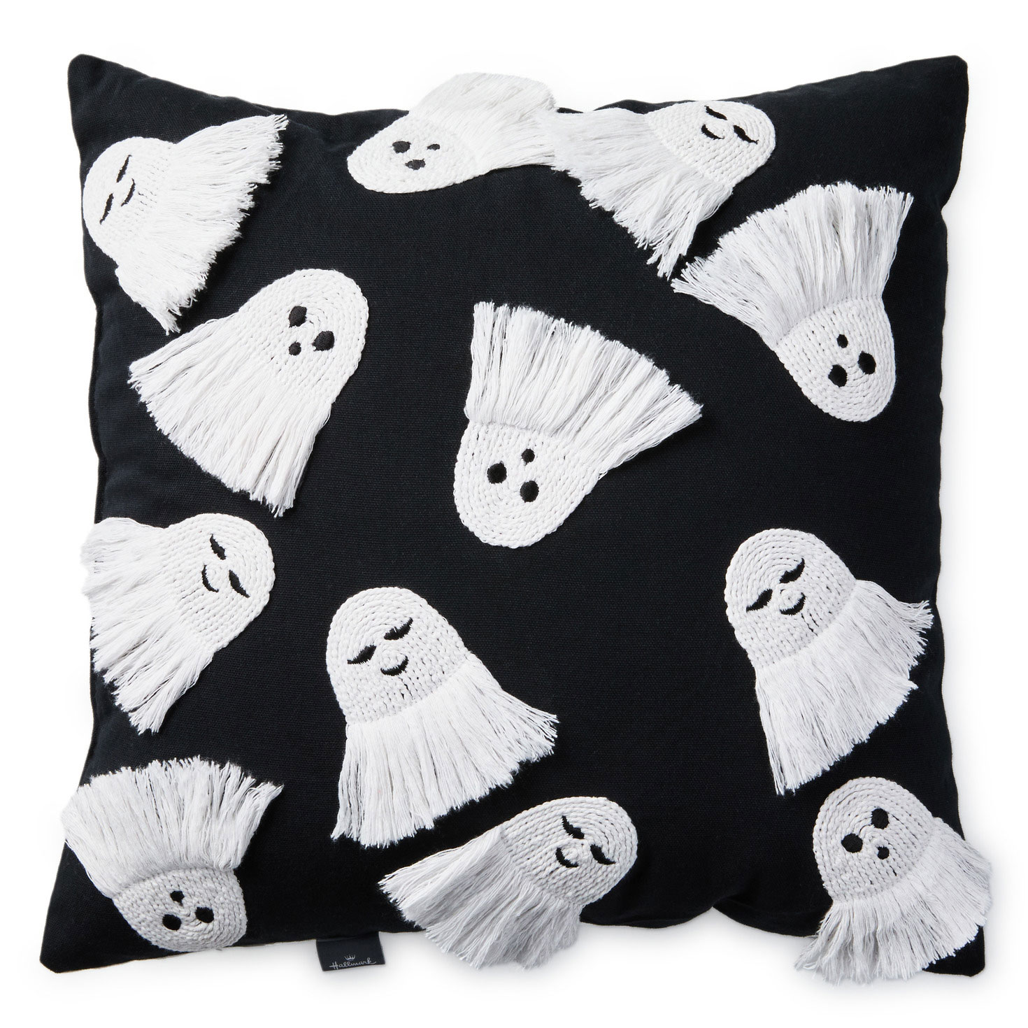 Fringe Ghosts Halloween Pillow, 16x16 - Pillows & Blankets | Hallmark