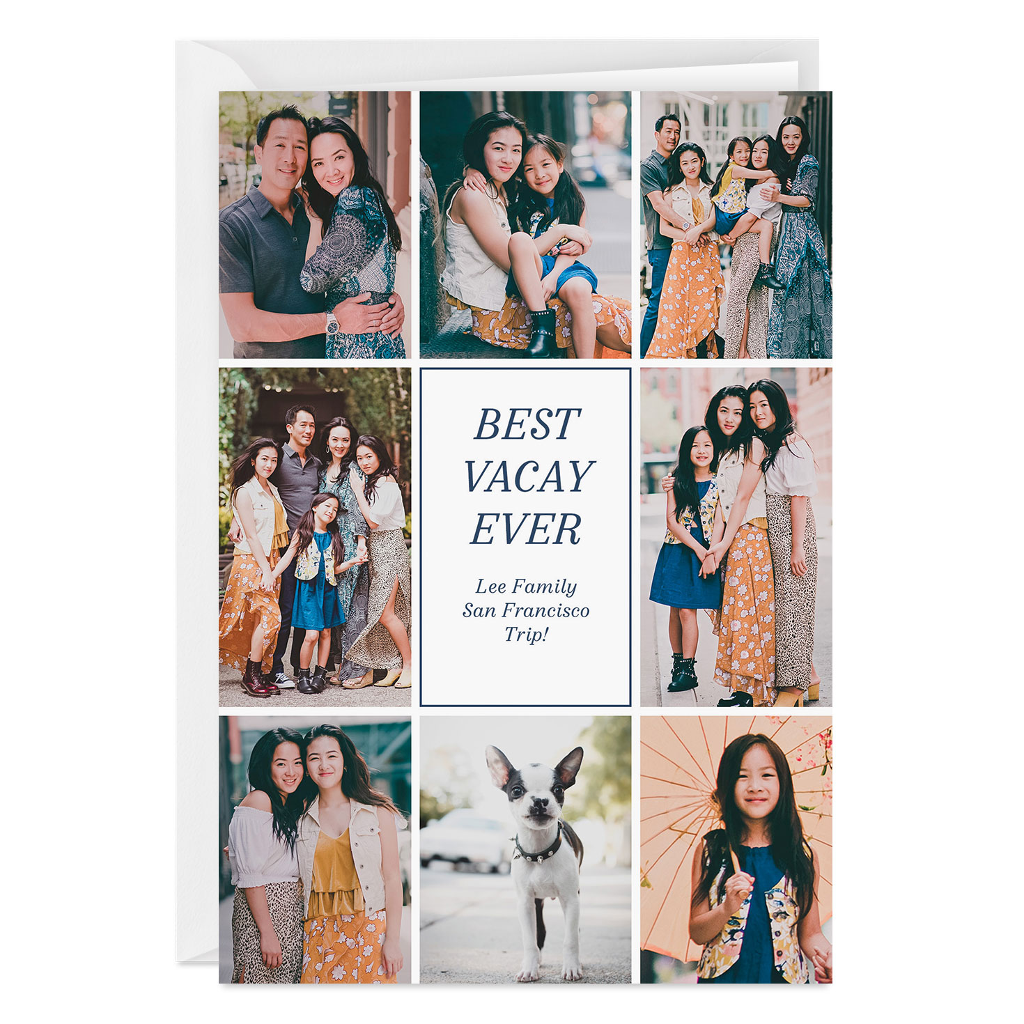 Personalized Photo Collage Border Photo Card - Greeting Cards | Hallmark