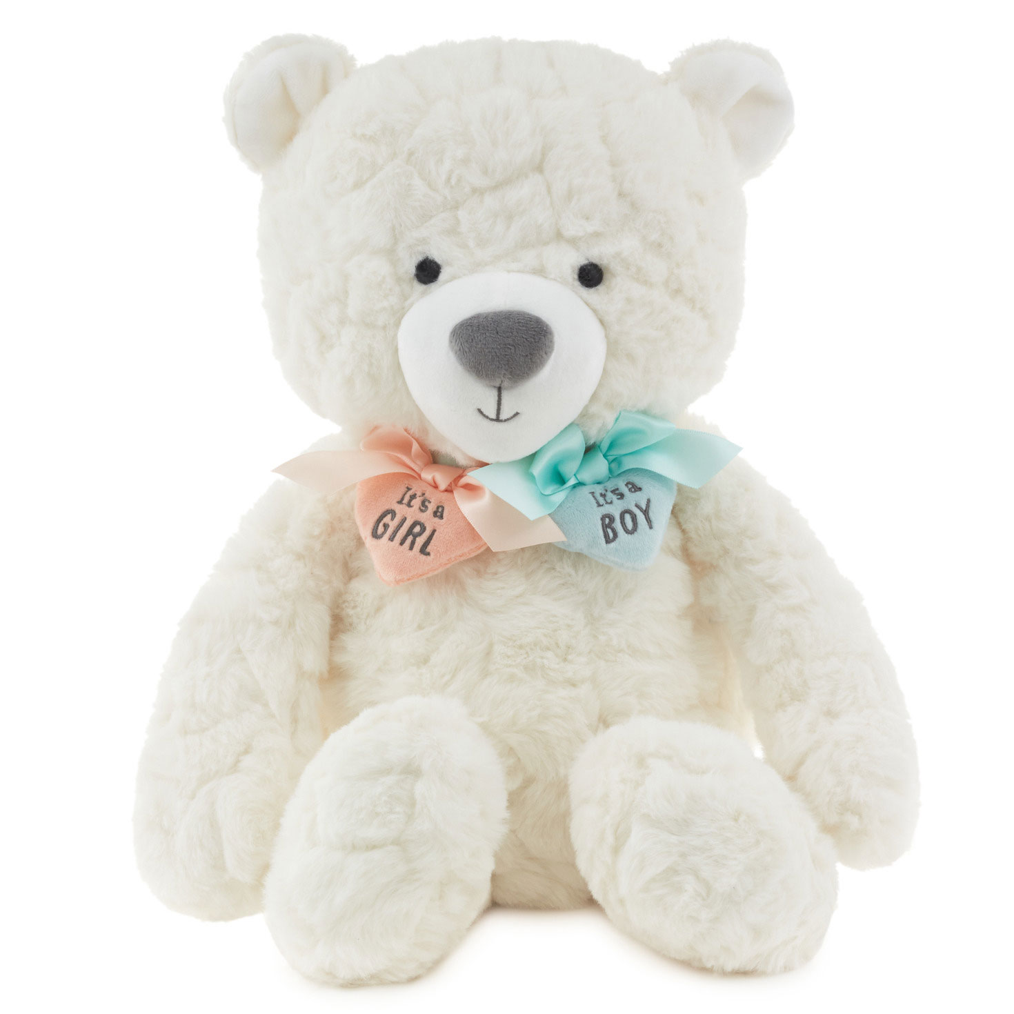 Gender Reveal Teddy Bear Plush With Ribbons - Classic Stuffed Animals ...