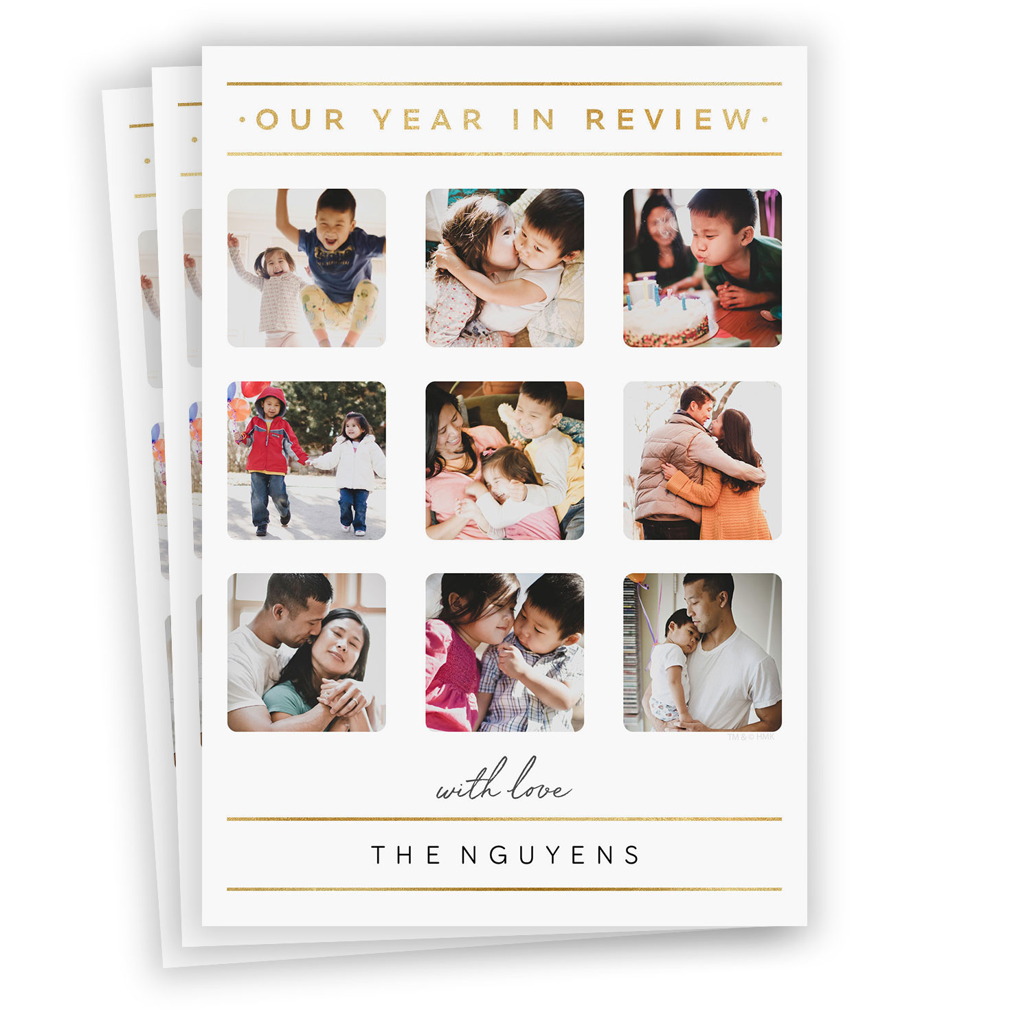 Our Year in Review Collage Flat Holiday Photo Card - Photo Cards | Hallmark