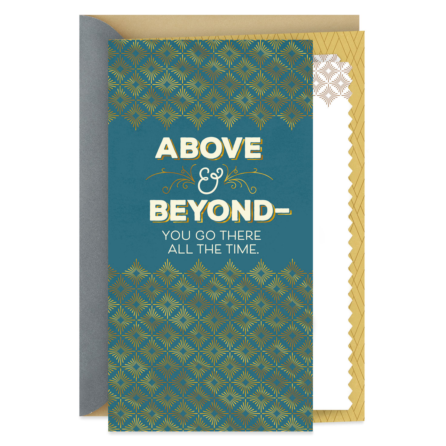 You Go Above and Beyond Thank-You Card - Greeting Cards | Hallmark