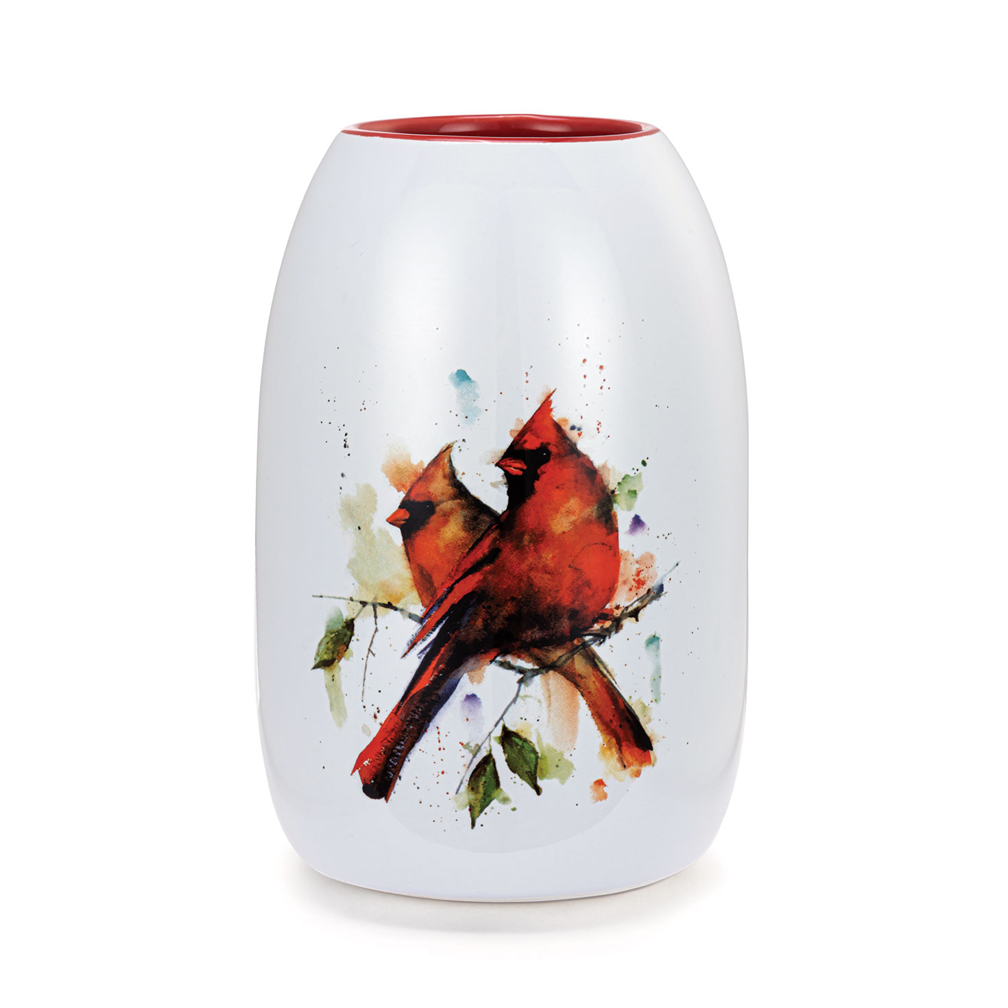 Demdaco Cardinal Pair Vase, 7" - Decorative Accessories | Hallmark