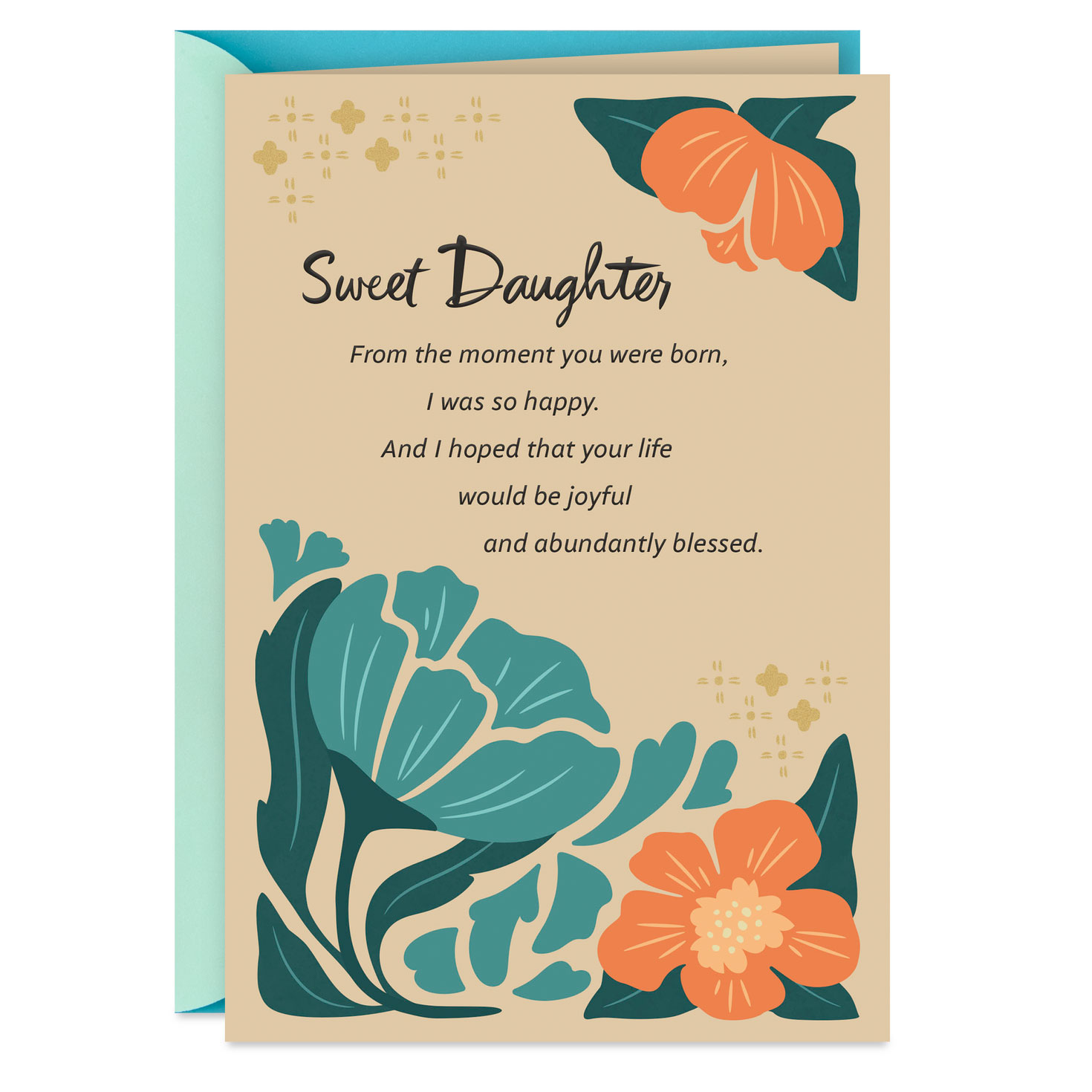 Wishing You Joy and Blessings Birthday Card for Daughter - Greeting ...