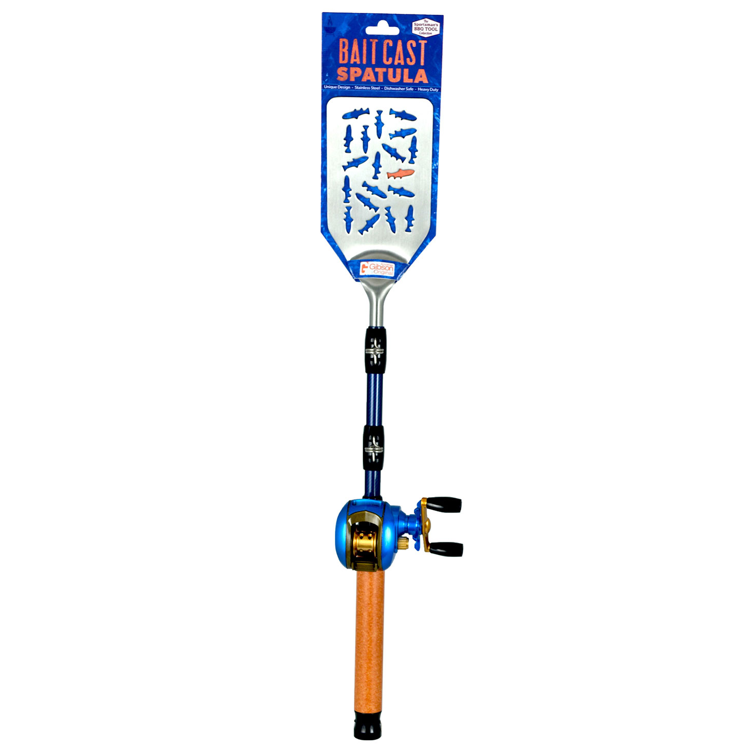 Gibson Bait Cast Fishing Pole BBQ Spatula - Kitchen Accessories | Hallmark