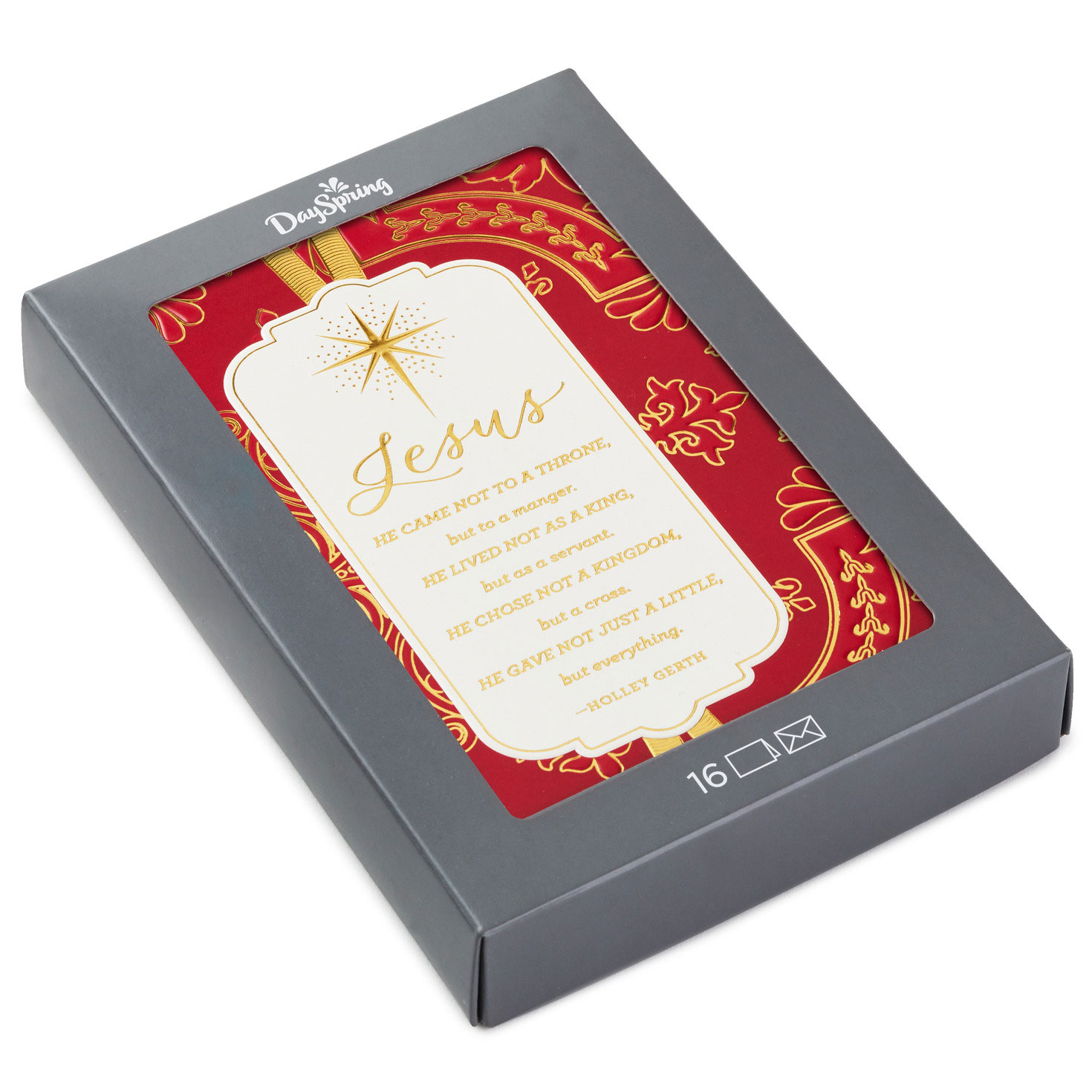 Jesus Gave Everything Religious Boxed Christmas Cards, Pack of 16 ...