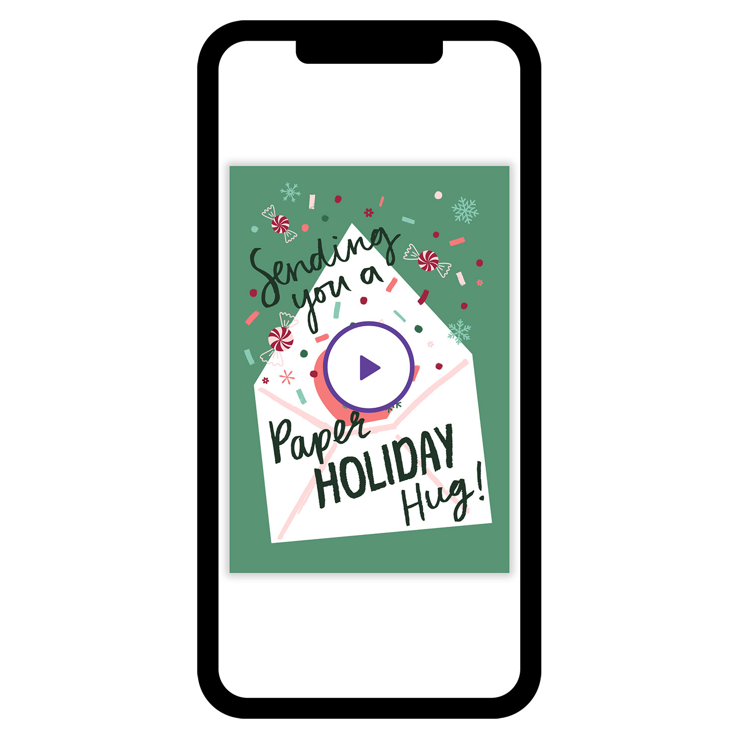 Paper Hug Holiday eCard - eCards | Hallmark