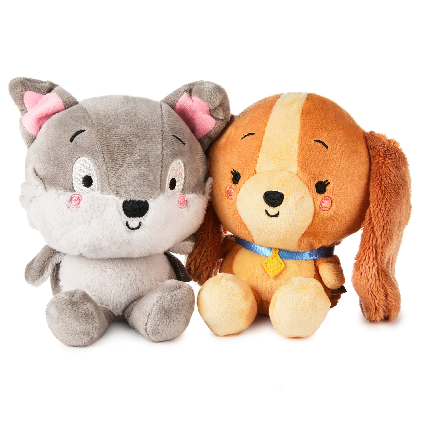 Better Together Disney Lady and the Tramp Magnetic Plush Pair, 5.5 ...