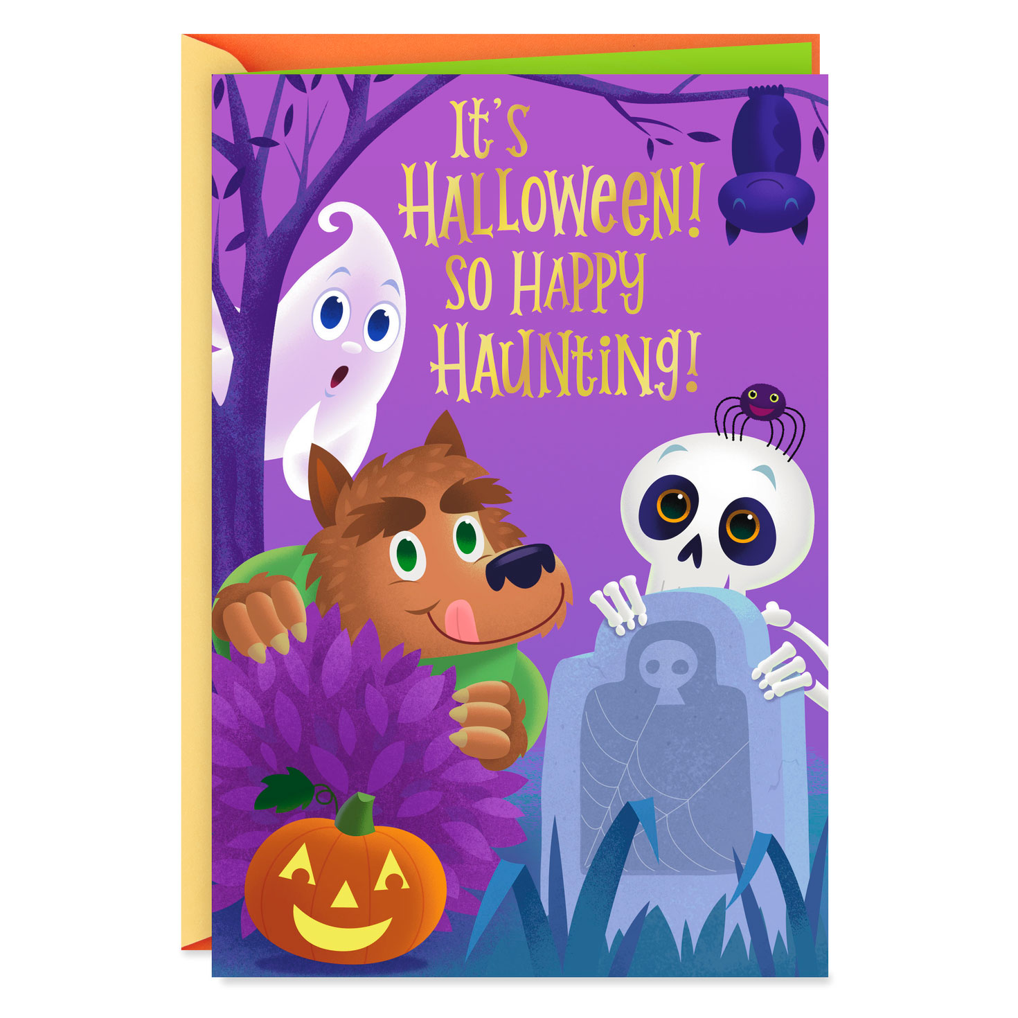 Happy Haunting Musical Halloween Card - Greeting Cards | Hallmark
