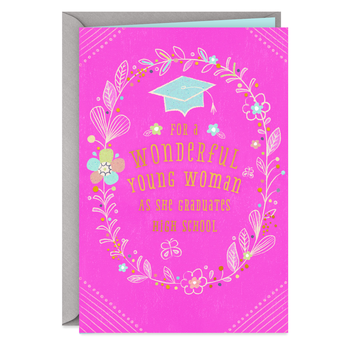 High School Graduation Card For A Girl Graduation Fashionable Card