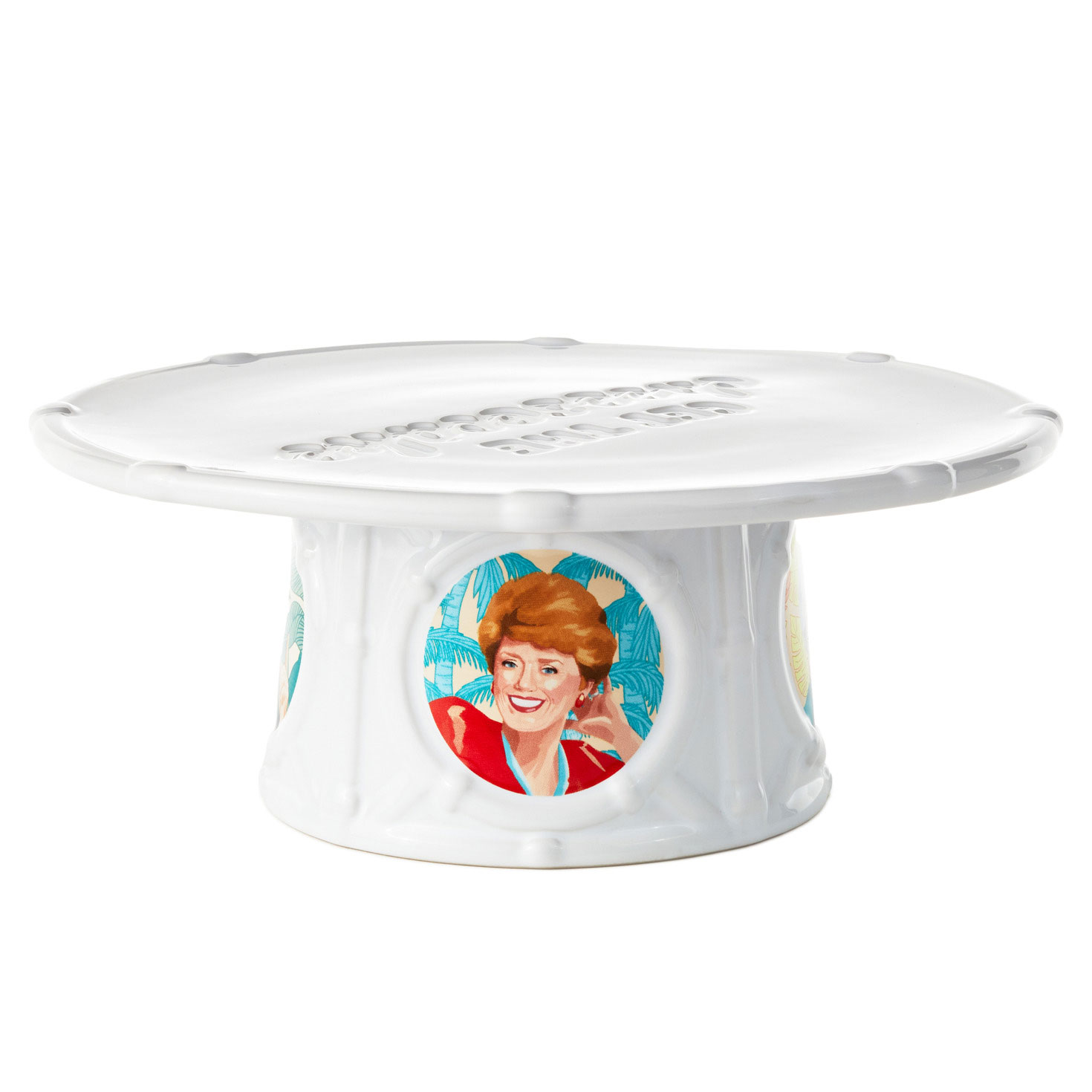 The Golden Girls “Get the Cheesecake” Cake Stand - Serveware | Hallmark