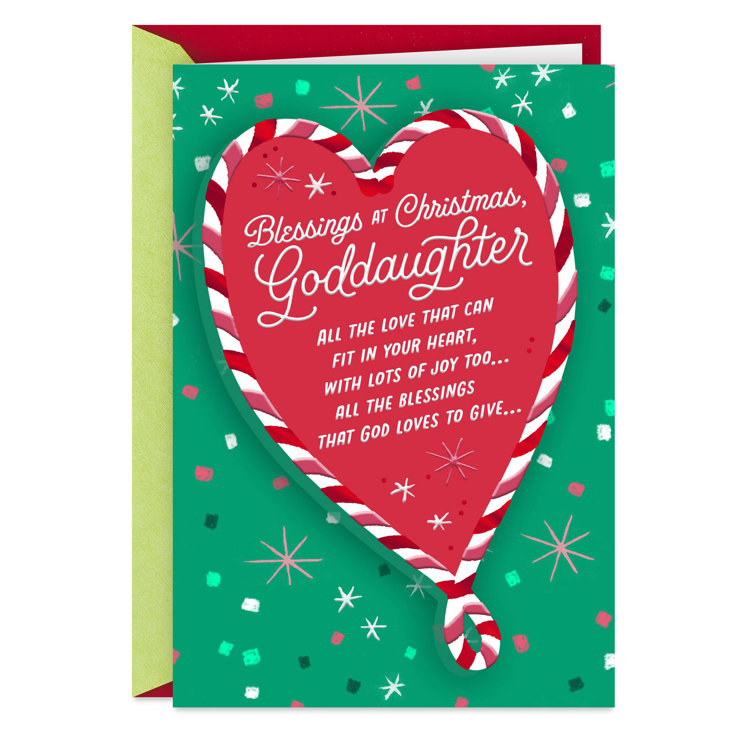 Love and Joy to Fill Your Heart Religious Christmas Card for ...