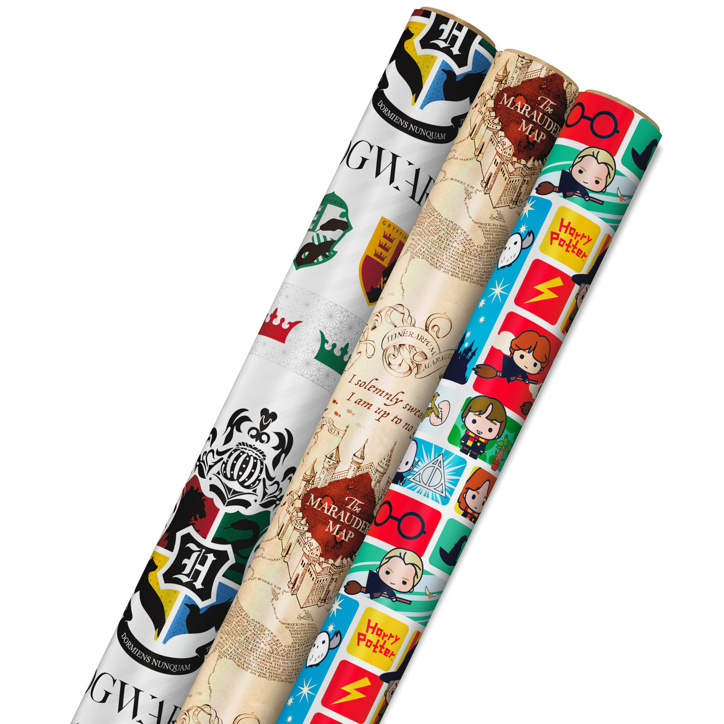 Harry Potter™ 3-Pack Assorted Wrapping Paper, 60 sq. ft. total ...