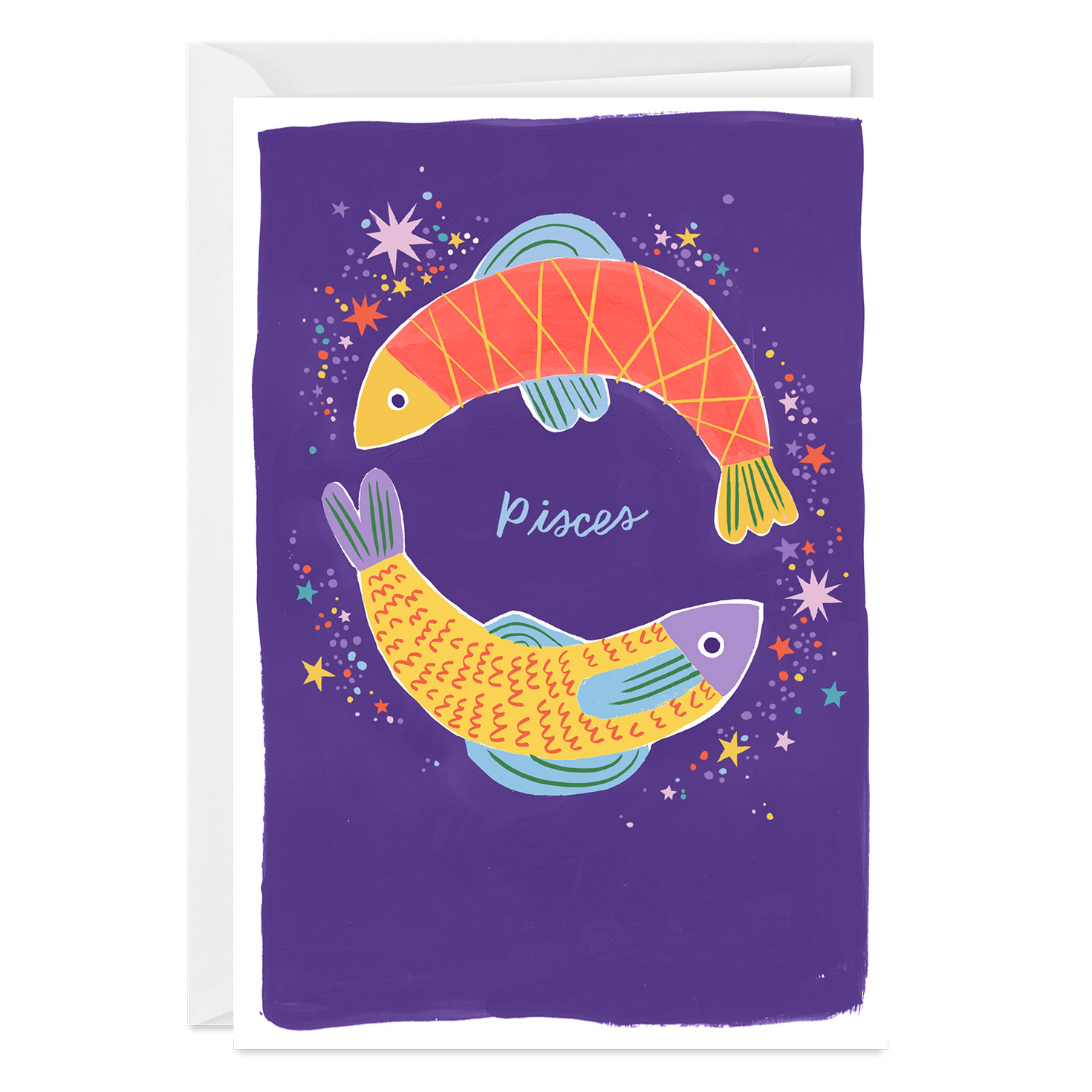 Bold and Bright Pisces Zodiac Custom Card - Greeting Cards | Hallmark