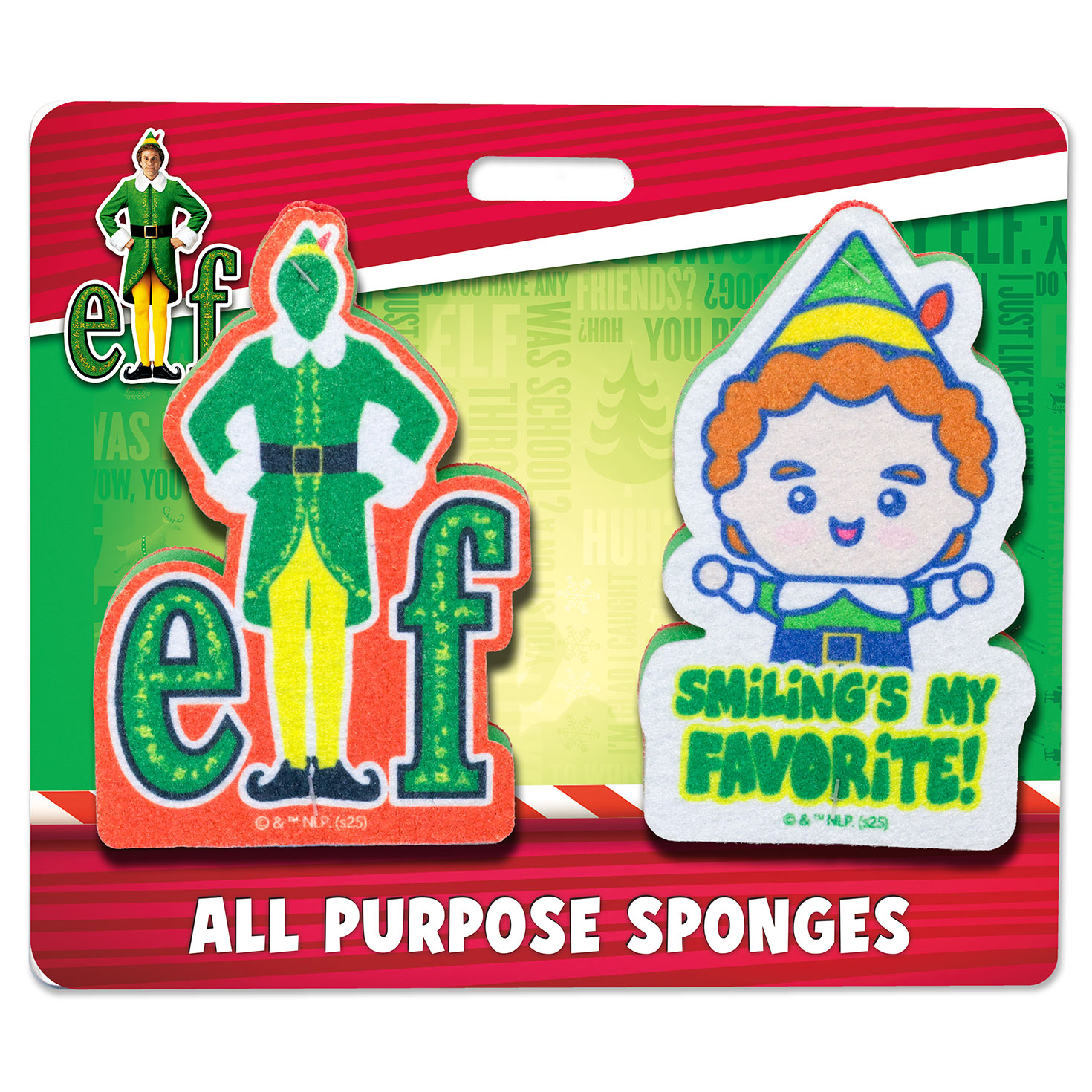 Spoontiques Elf Shaped Scrubbing Sponges, Set of 2 - Kitchen ...