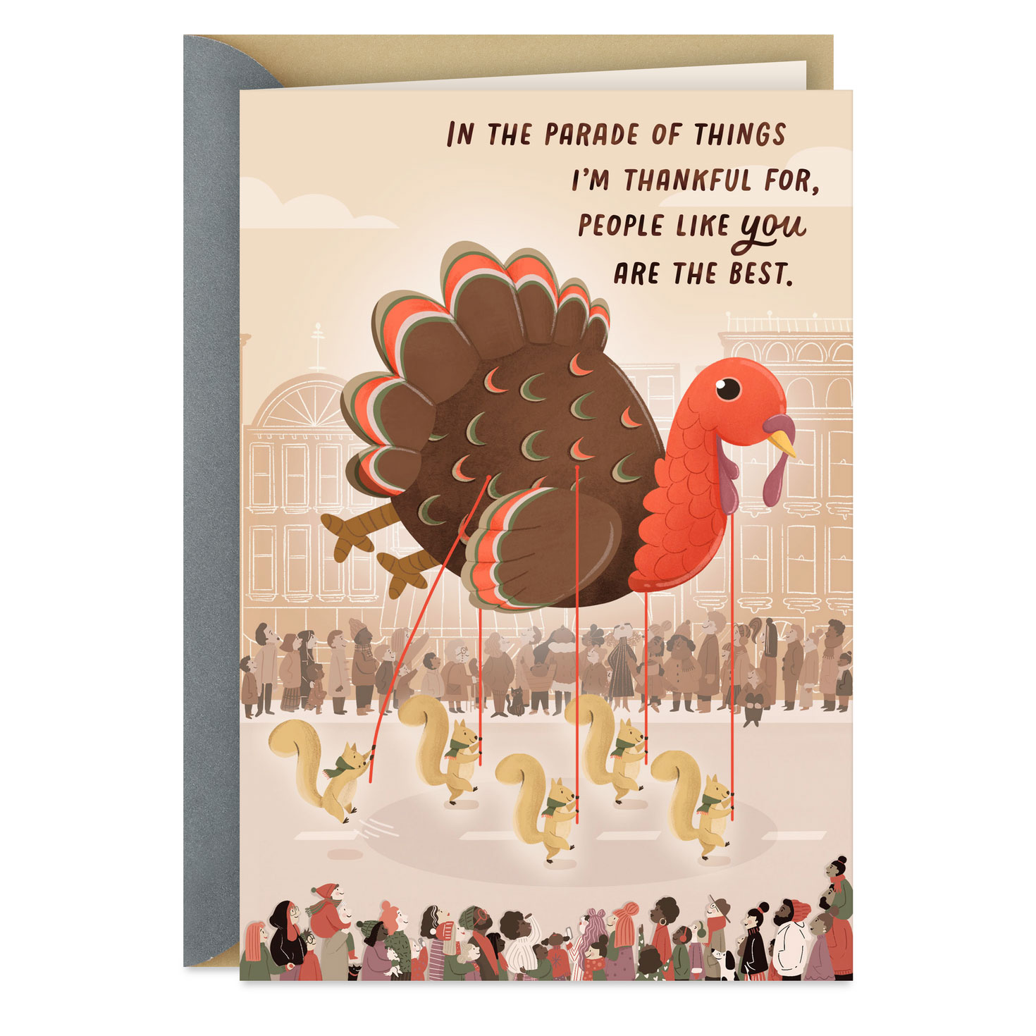 Parade of Thankfulness Thanksgiving Card - Greeting Cards | Hallmark