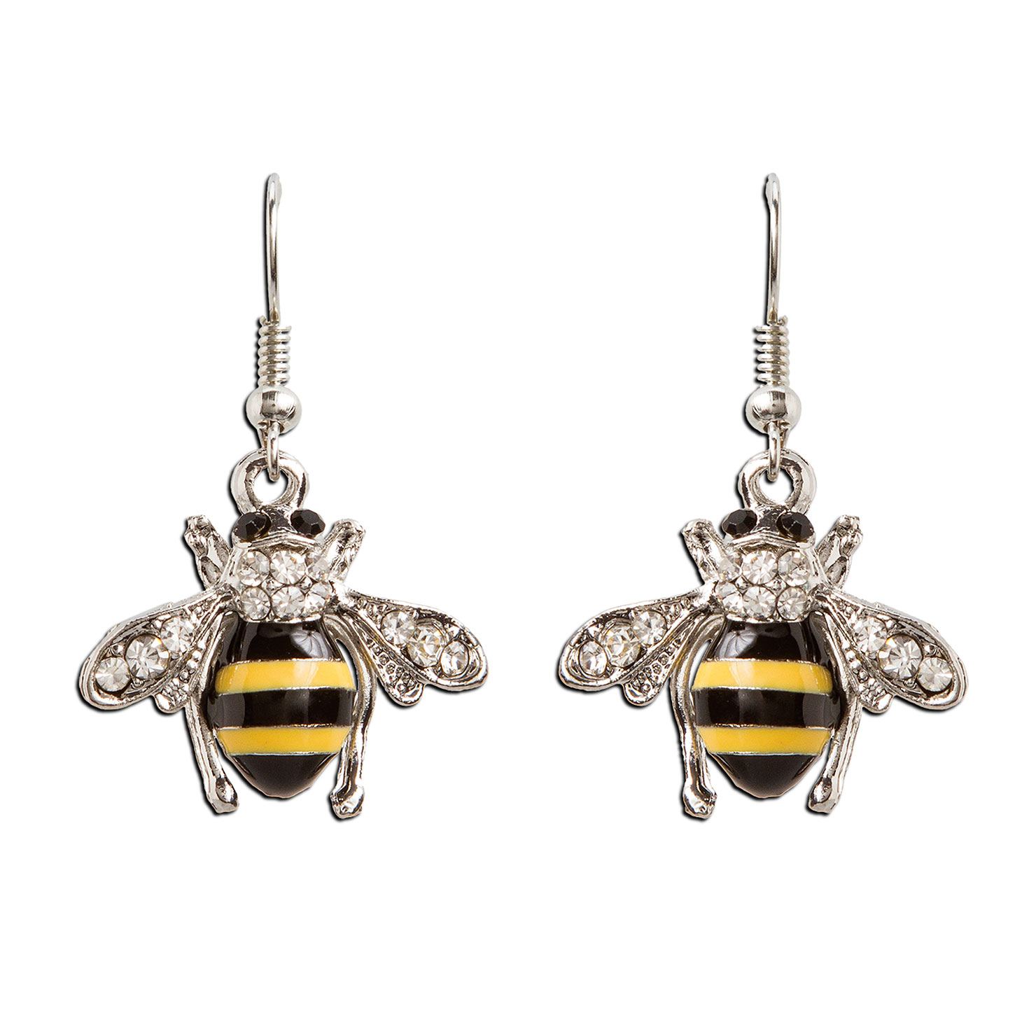 Rain Jewelry Crystal and Glass Bee Earrings - Earrings | Hallmark