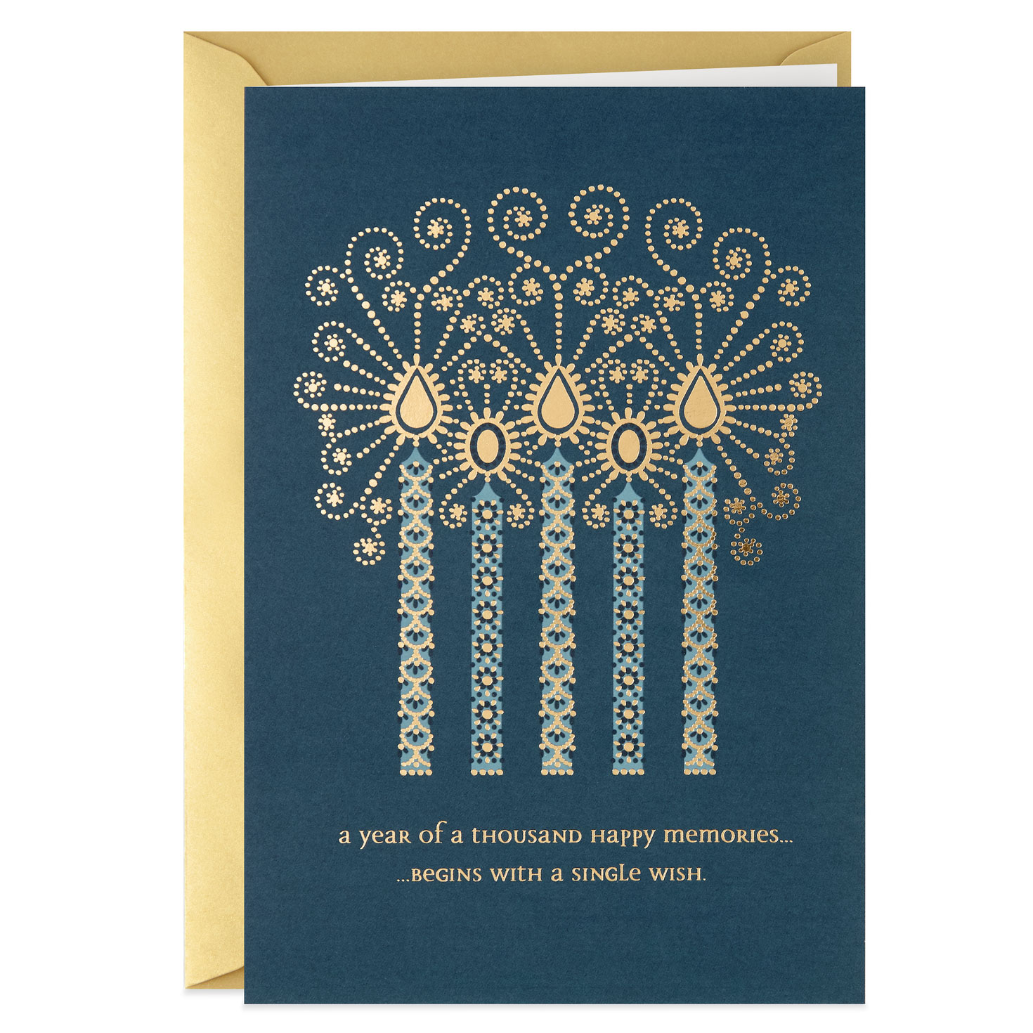 Wish for Happiness Candles Birthday Card - Greeting Cards | Hallmark