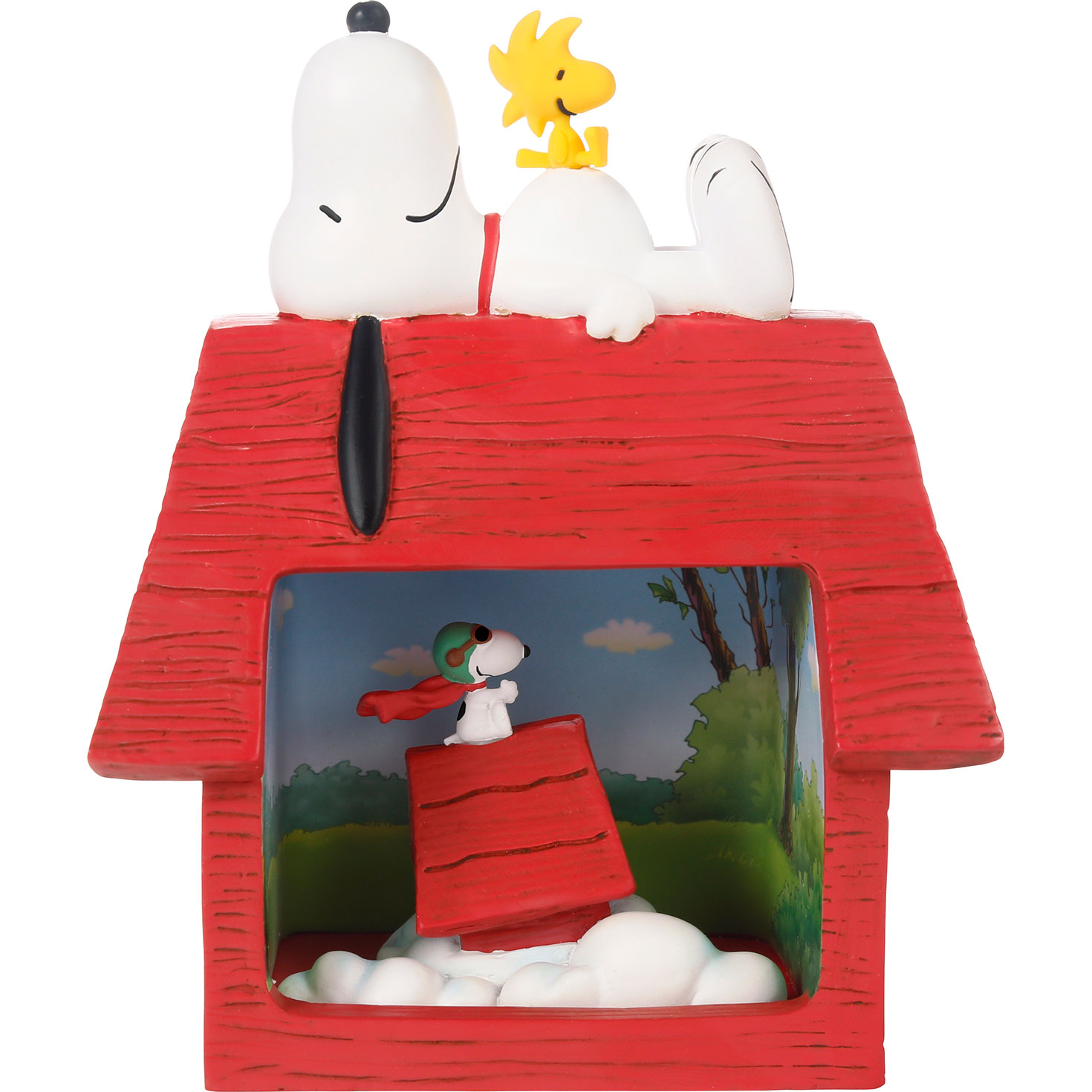 Precious Moments Peanuts Snoopy I've Got You, Red Baron Shadow Box, 5.5 ...