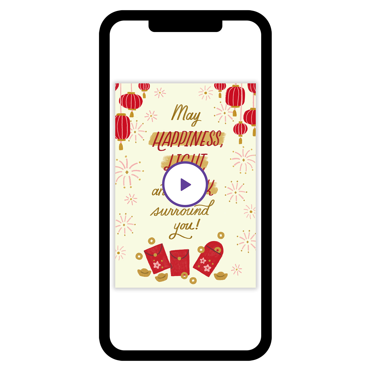 Happiness, Light and Luck Lunar New Year eCard - eCards | Hallmark