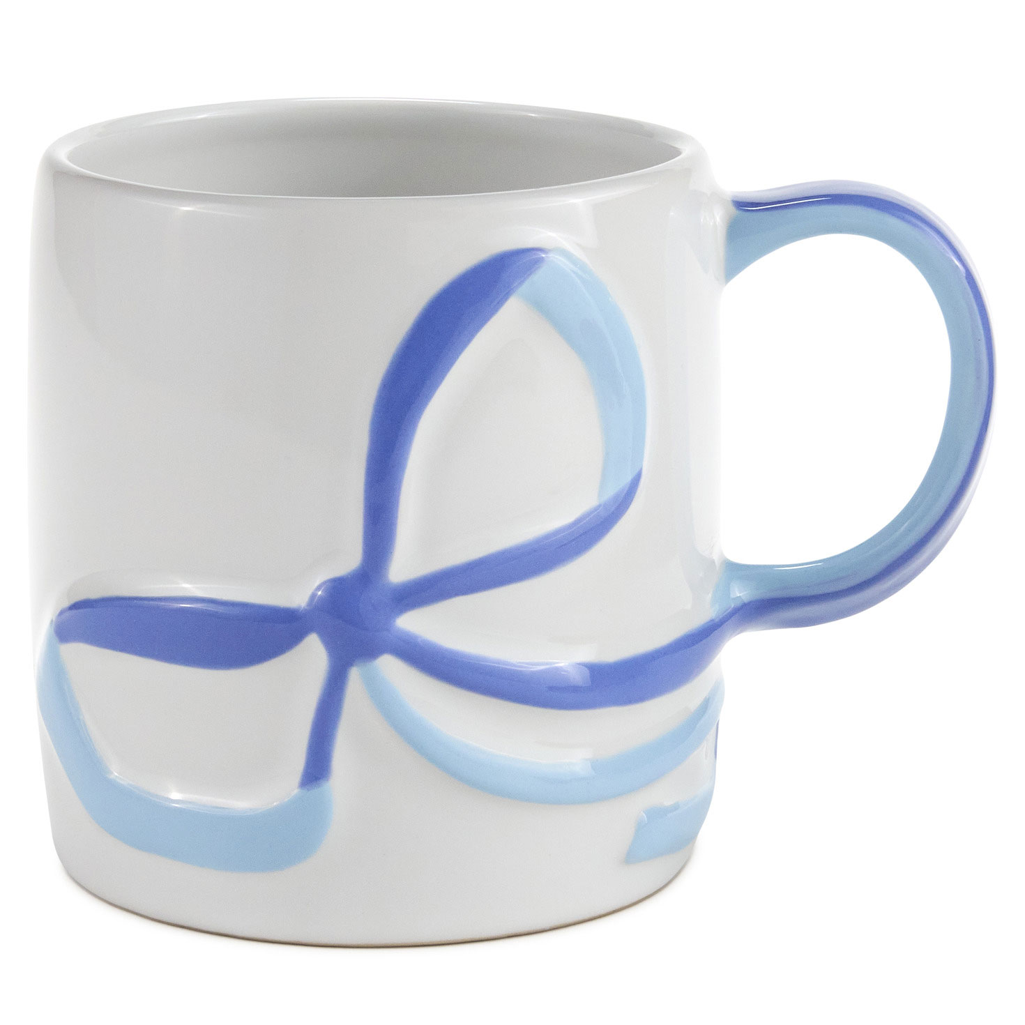 Lacey Chabert Collection Blue Bow Sculpted Mug, 17 oz. - Mugs | Hallmark