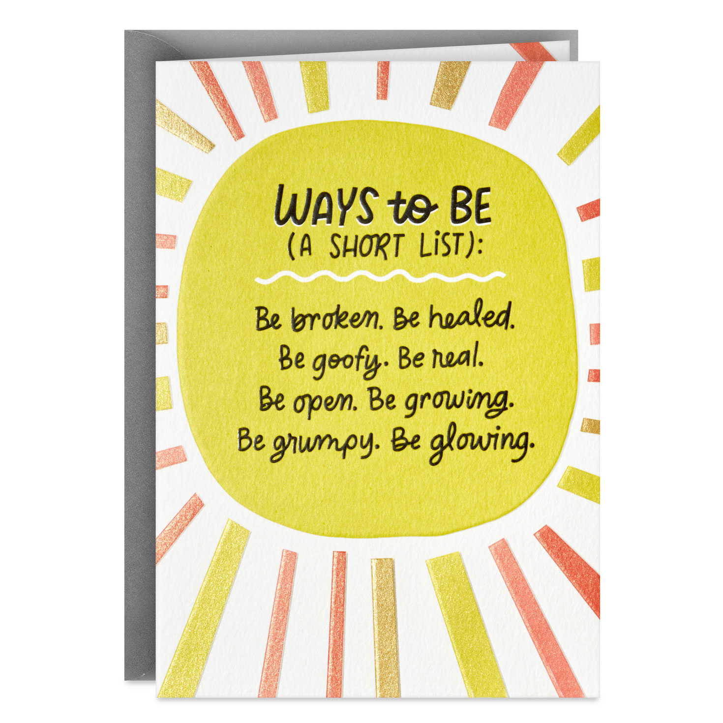 Be Just as You Are Encouragement Card - Greeting Cards | Hallmark